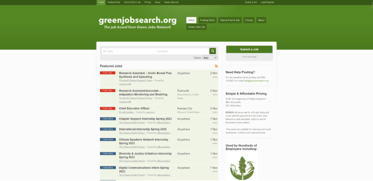 7 Best Green Job Boards for Job Seekers and Recruiters - GreenCitizen