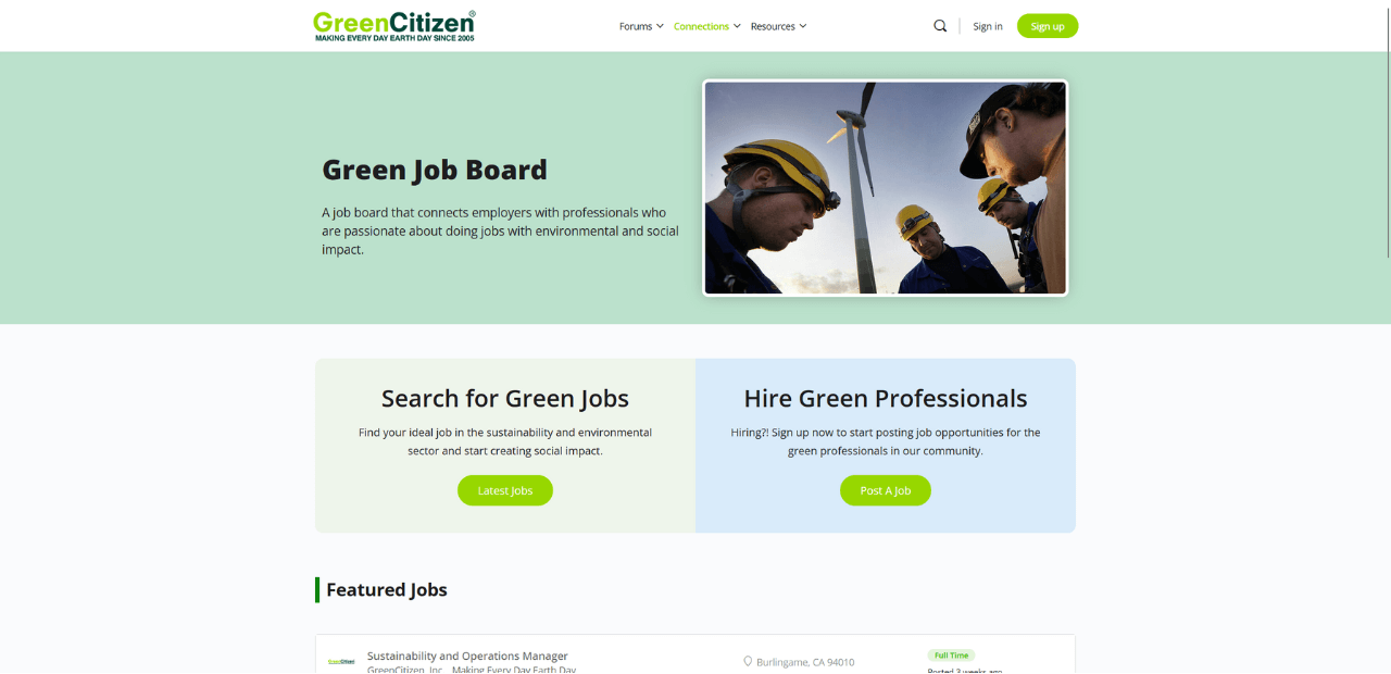 7 Best Green Job Boards for Job Seekers and Recruiters - GreenCitizen